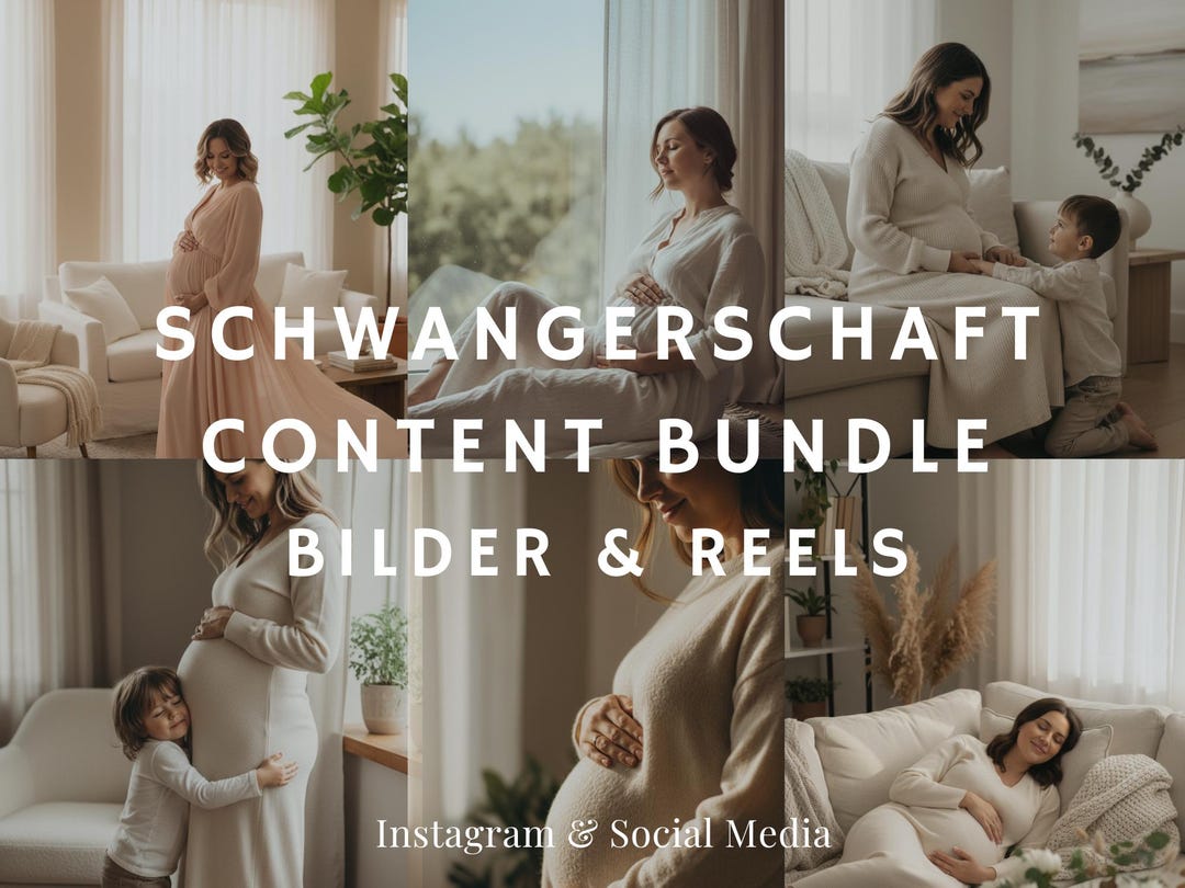 Pregnancy Content Bundle | 59 Pictures & 57 Reels | Emotional Pregnancy ...