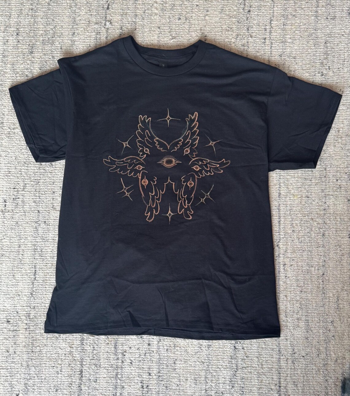 Biblically Accurate Angel Bleach-dyed T-shirt - Etsy