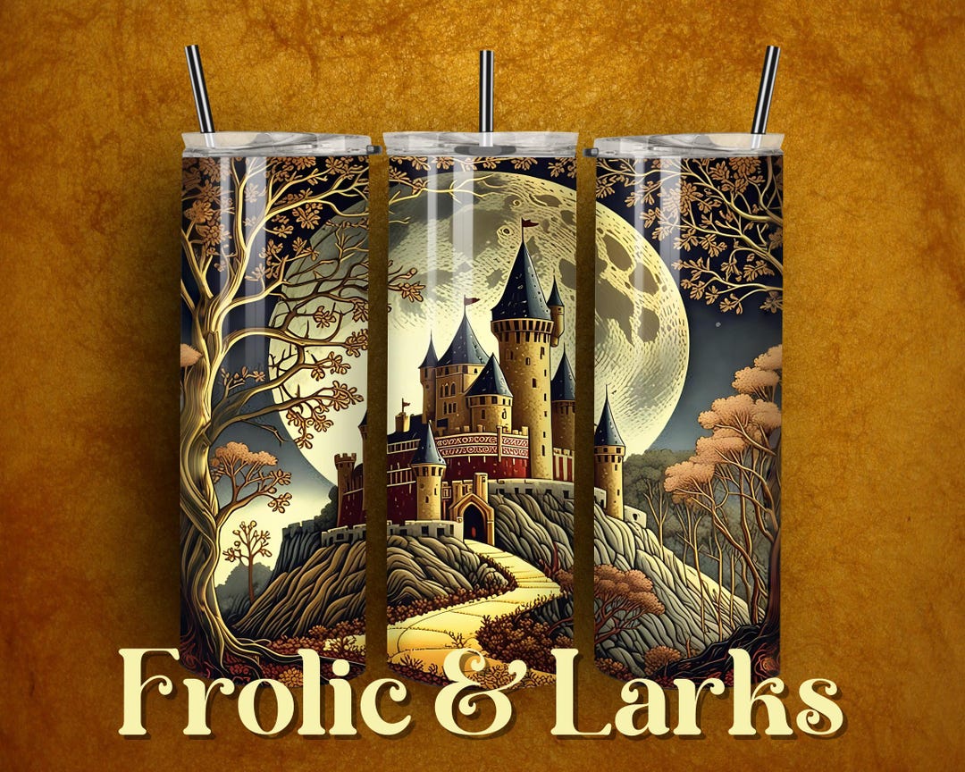 Storybook Knight, Lady, Castle Set of 4 Seamless Digital Designs for 20 ...