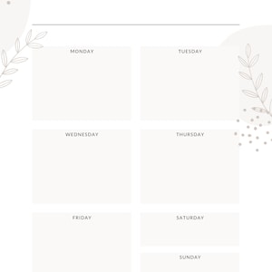Boho Monthly - Weekly - Daily Planner, Boho Planner, Custom Planner ...