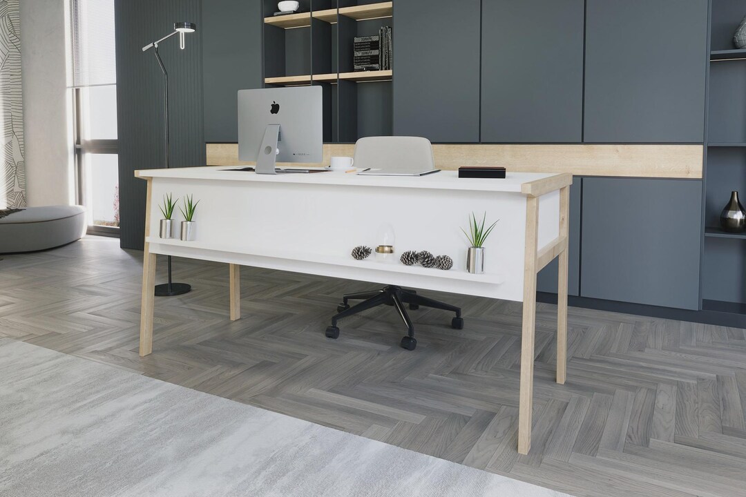 Lagomood Zenith Office Desk 150x60 Cm Large Modern Home Office Desk - Etsy