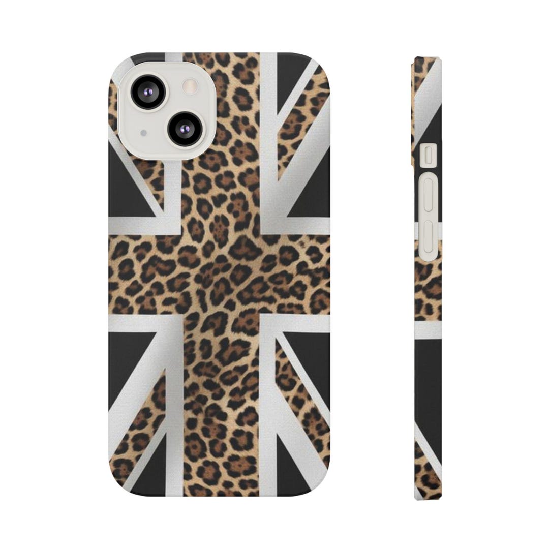 Leopard Print UK Flag for Niche Underground Baddies Phone Case - Etsy