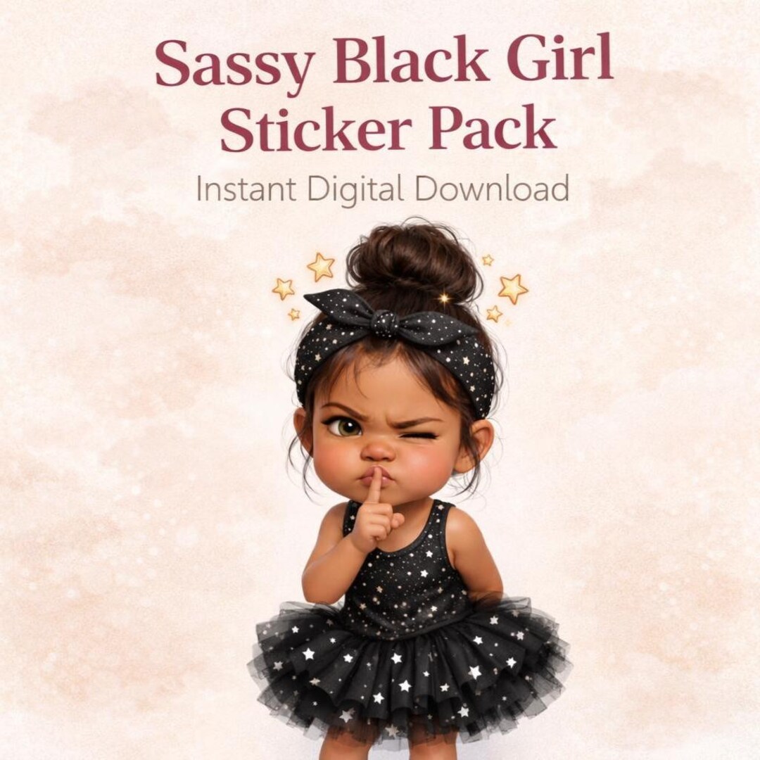 Emotional Girl Sticker Pack | Self-love Planner Stickers (digital ...
