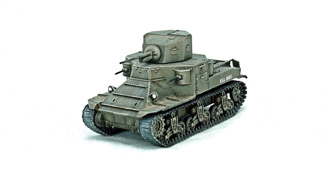 Medium Tank M2A1 - Closed Hatch READY MODEL Scale 1:72 - Etsy