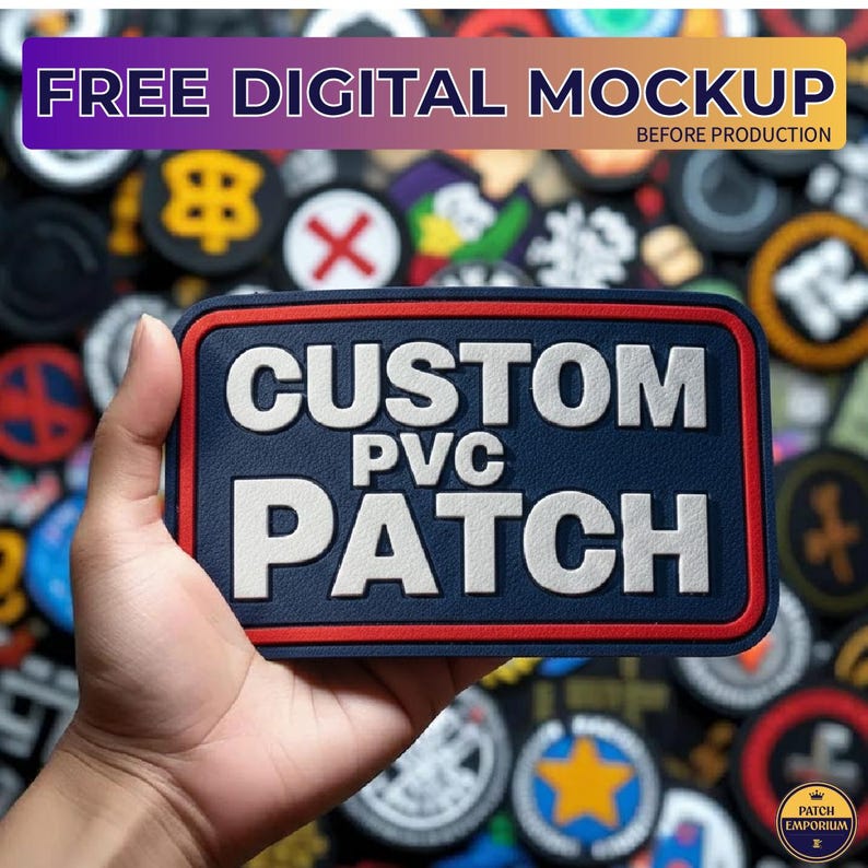 Personalized PVC Patch, Custom Rubber Patch, Logo Patches, Customized ...