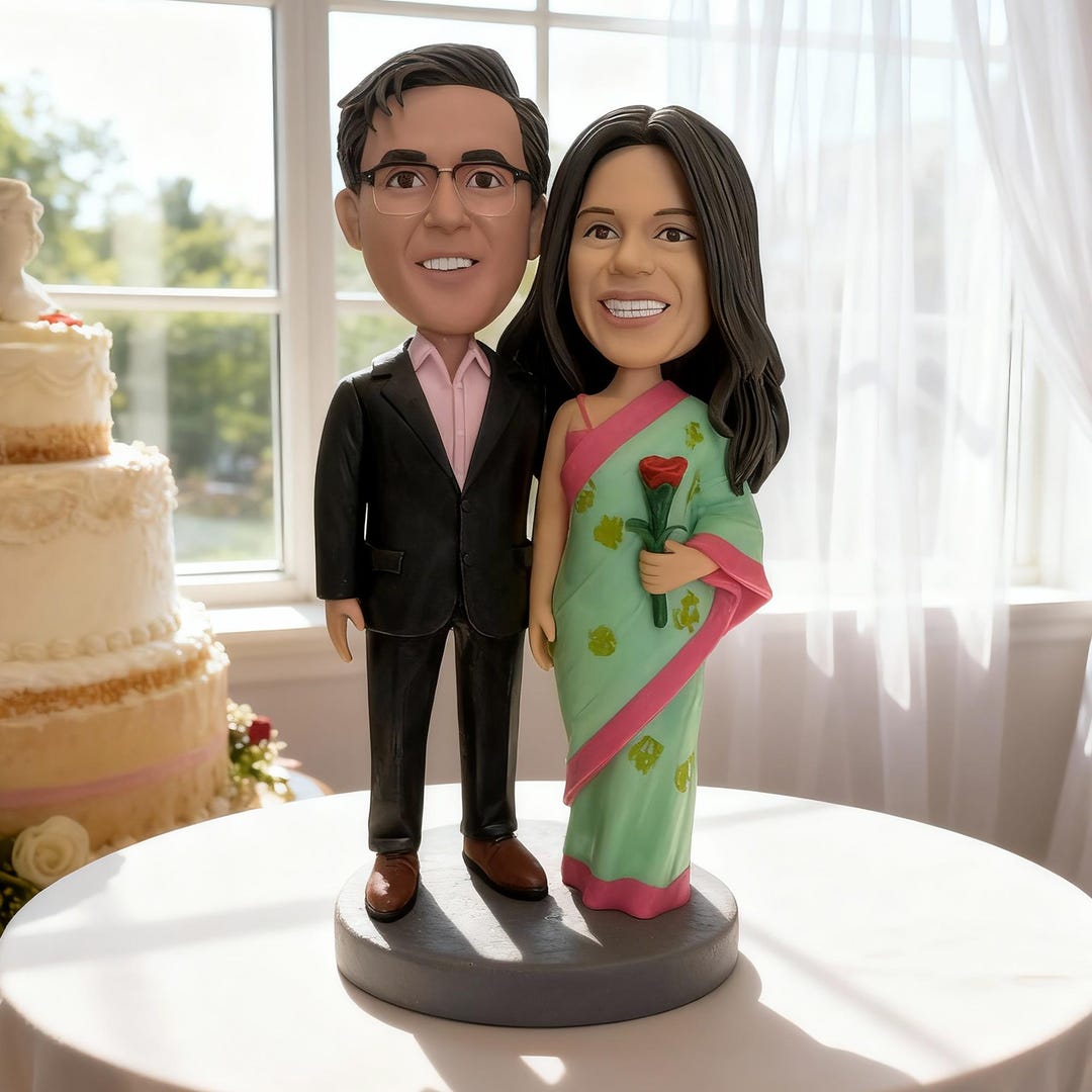Custom Couple Clay Figurine,handmade Personalized Sculpture ...