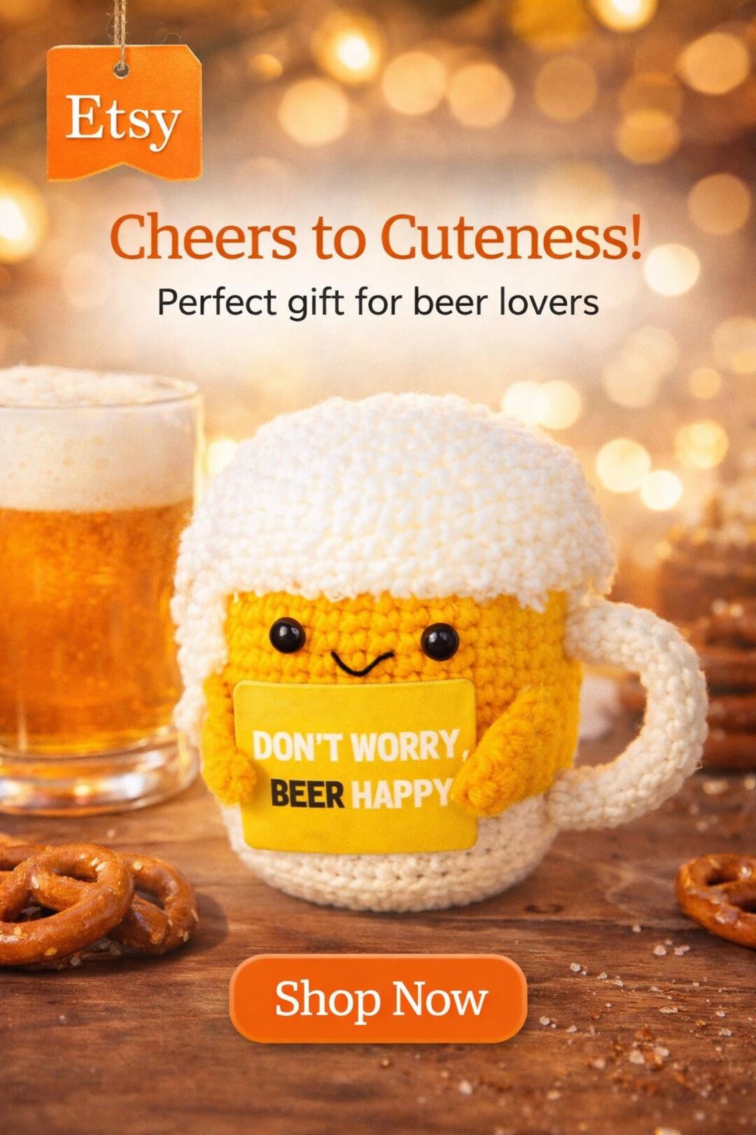 Crochet Beer Mug Plush-funny Beer Gift - Etsy