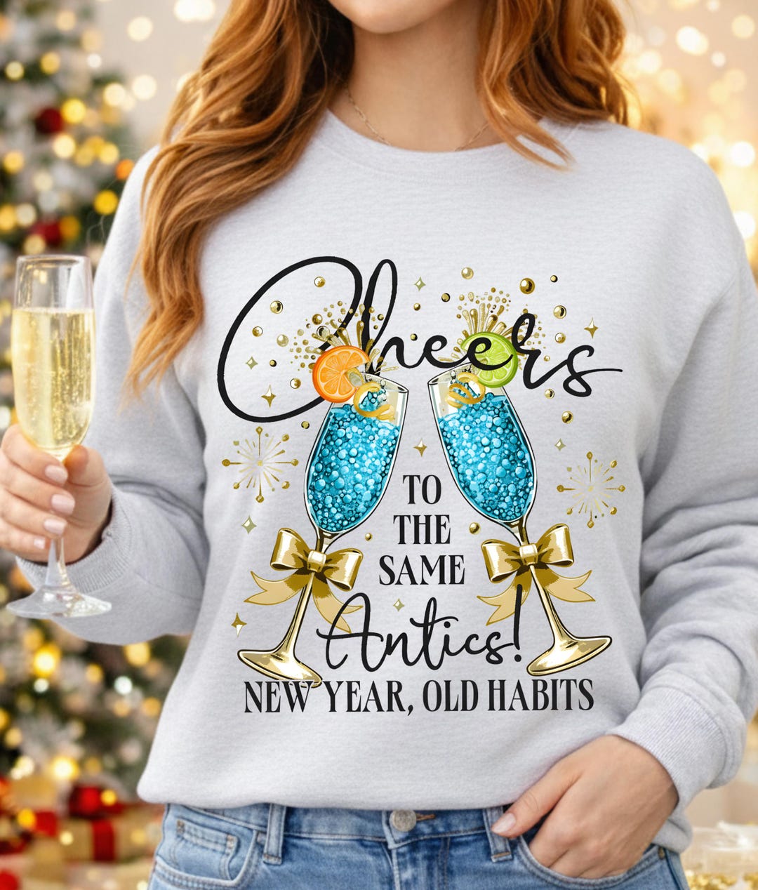 Cheers to Same Antics PNG Champagne New Year Png Funny New Year Png ...