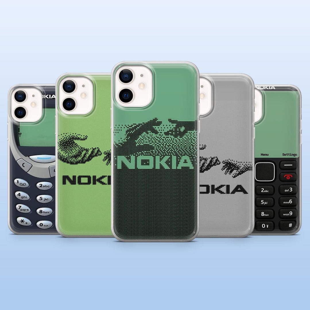 Nokia Phone Case Old Phone Retro Cover for iPhone 17pro, 16, 15, 14, 13 ...