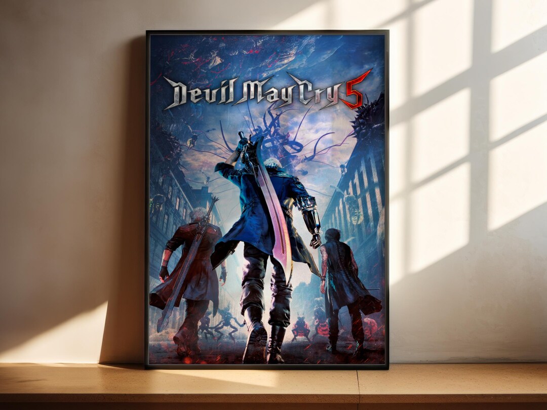 Devil May Cry 5 Poster | Stylish Action Game Art | DMC Wall Art | Video ...