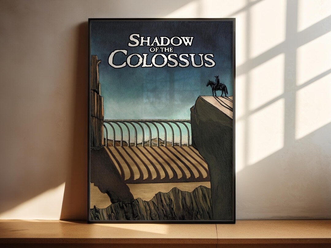 Shadow of the Colossus Wall Art | Minimalist Fantasy Game Poster ...