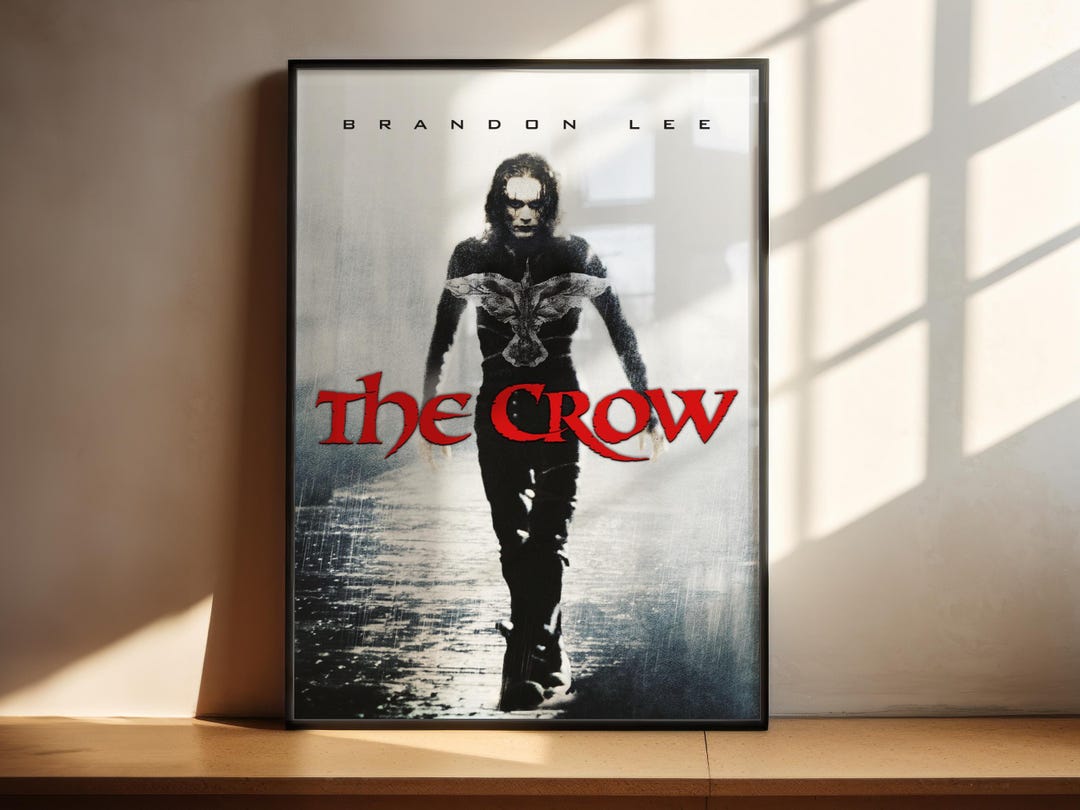 The Crow Poster | Movie Room Decor | Cinematic Wall Art - Etsy