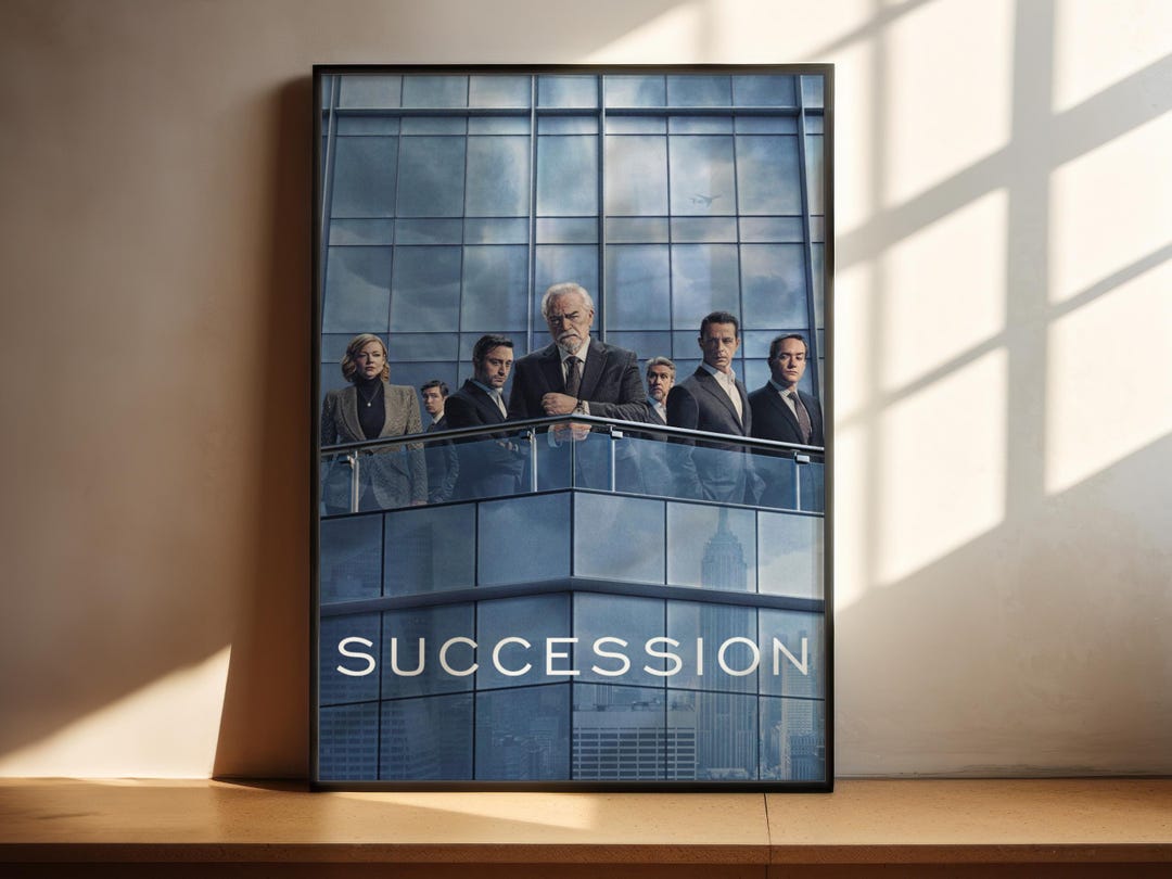 Succession TV Show Poster | Corporate Drama Series Wall Art | HBO ...