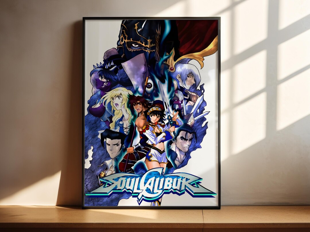 Soul Calibur Poster | Weapon Fighters Wall Art | Fighting Game Video ...