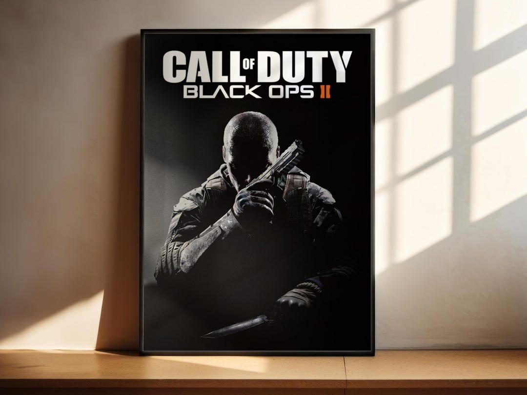 Black Ops II Poster | Tactical FPS Game Art | Black Ops 2 Wall Art ...