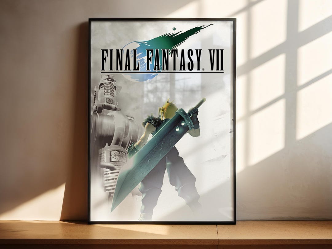 Final Fantasy Poster | Fantasy JRPG Game Art | Final Fantasy Wall Art ...