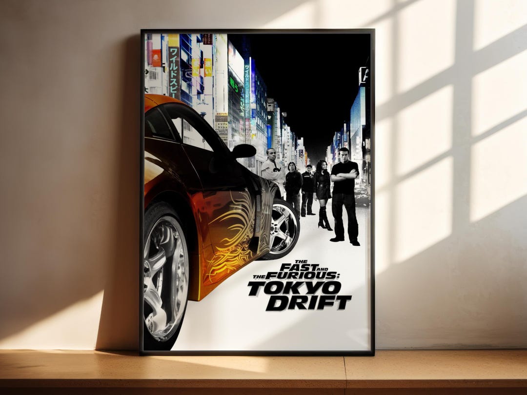 The Fast and the Furious: Tokyo Drift Movie Poster | Street Racing Film ...