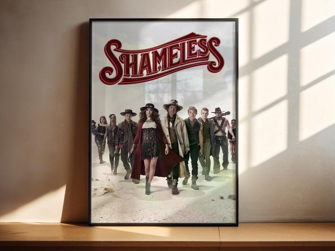 Shameless TV Show Poster | Dark Comedy Drama Series Wall Art | Family ...