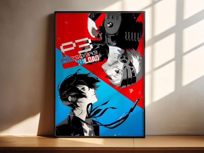 Persona 3 Poster | Anime JRPG Game Art | Persona Wall Art | Video Game ...