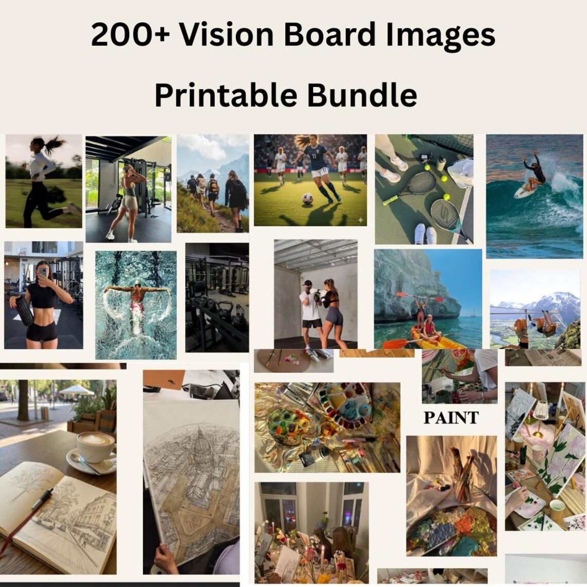 2026 Vision Board Images 200+ Manifestation Photos (PDF) - Etsy
