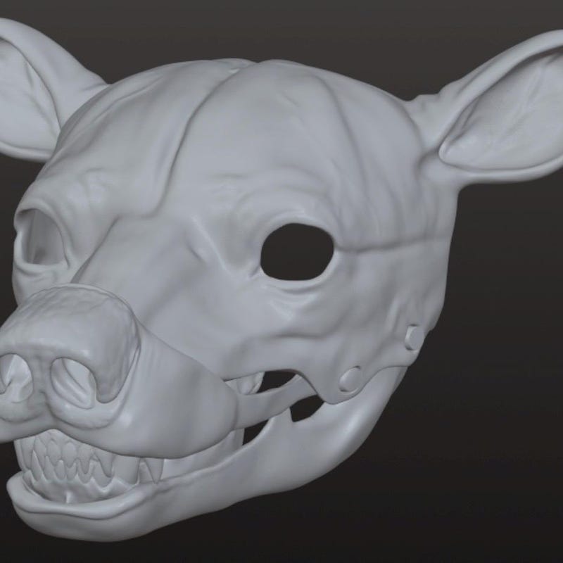 Larp Mask Bear - Etsy UK