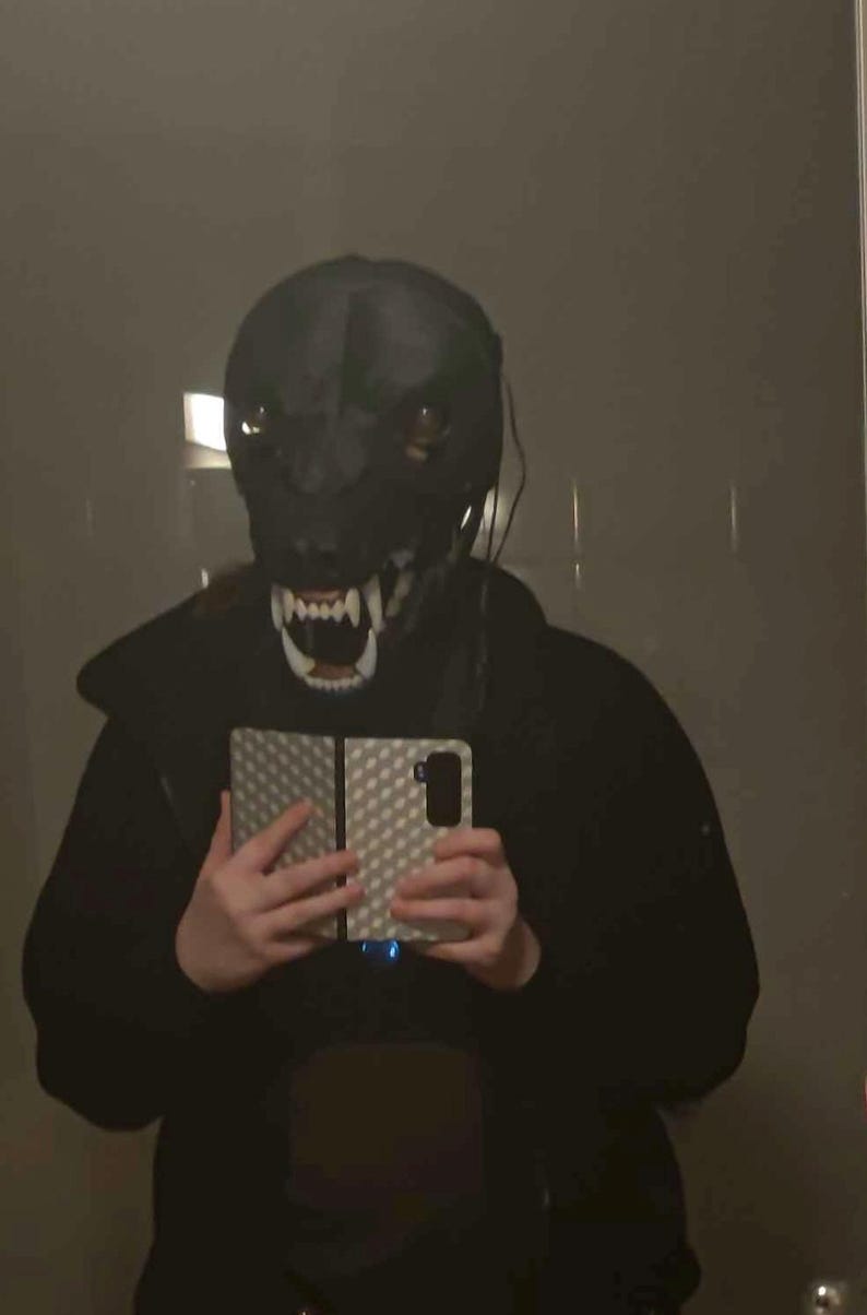 Bubbav1 Werewolf Lycan Wolf Hyena Cosplay Mask STL Digital File ...