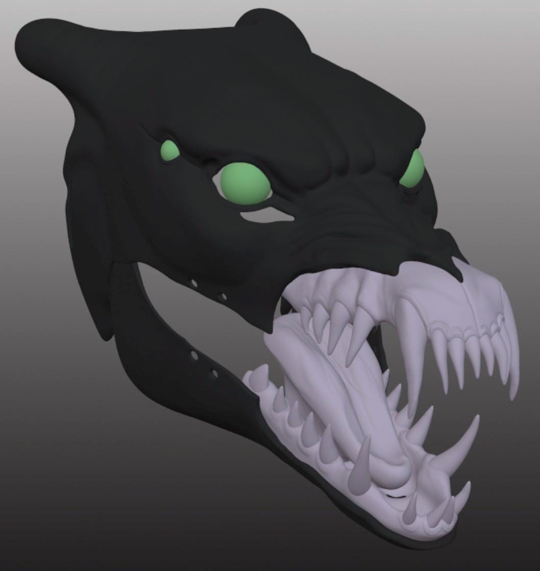 Viperwolf Mask DIGITAL File Fanmade for Cosplay - Etsy
