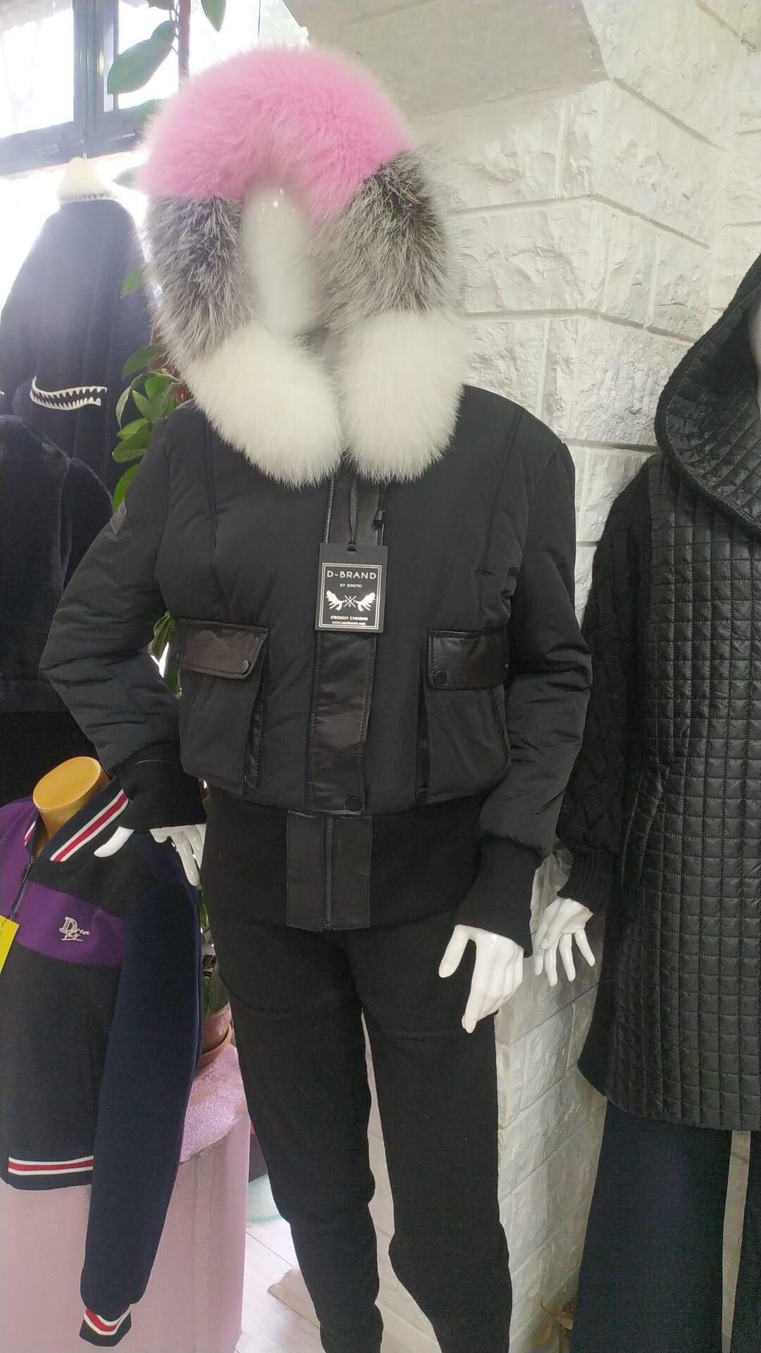 Luxury Faux Fur Hooded Puffer Jacket by D-BRAND - Stylish Winter Coat ...