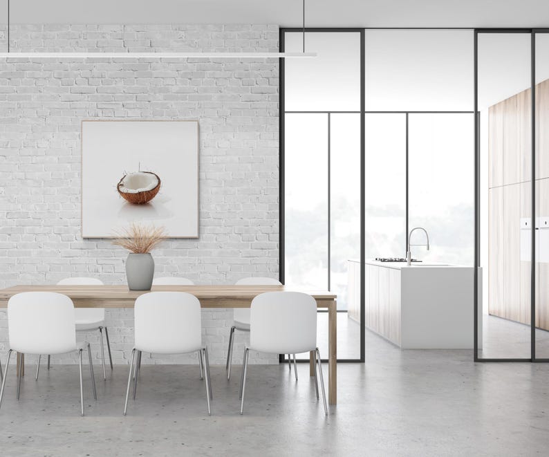 Coconut Shell in Its Water | Digital Download | Kitchen, Restaurant ...