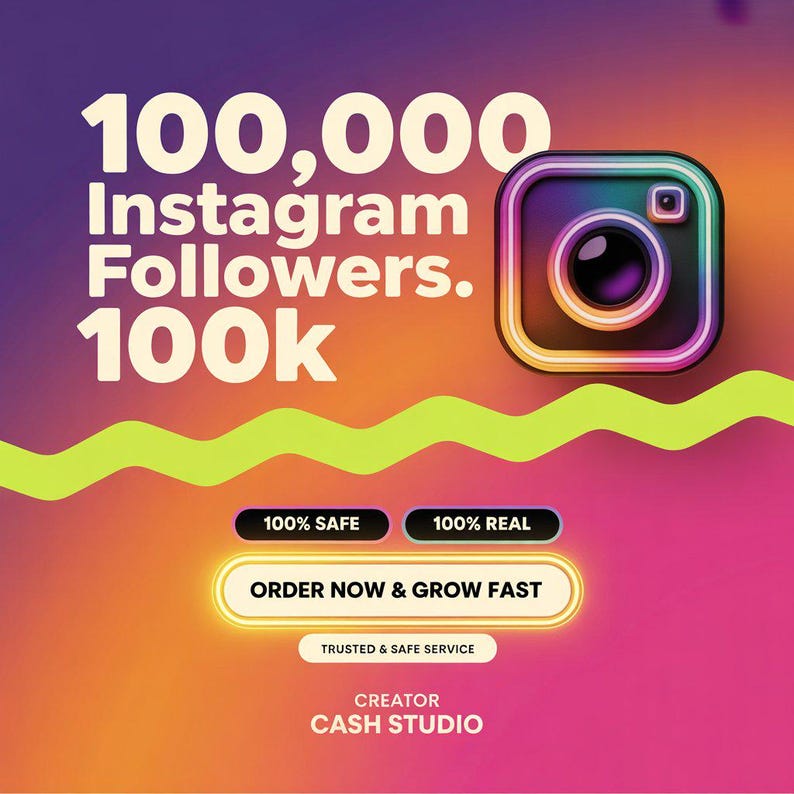 Instagram Followers Real 100k + Targeted Followers | Organic Promotion ...