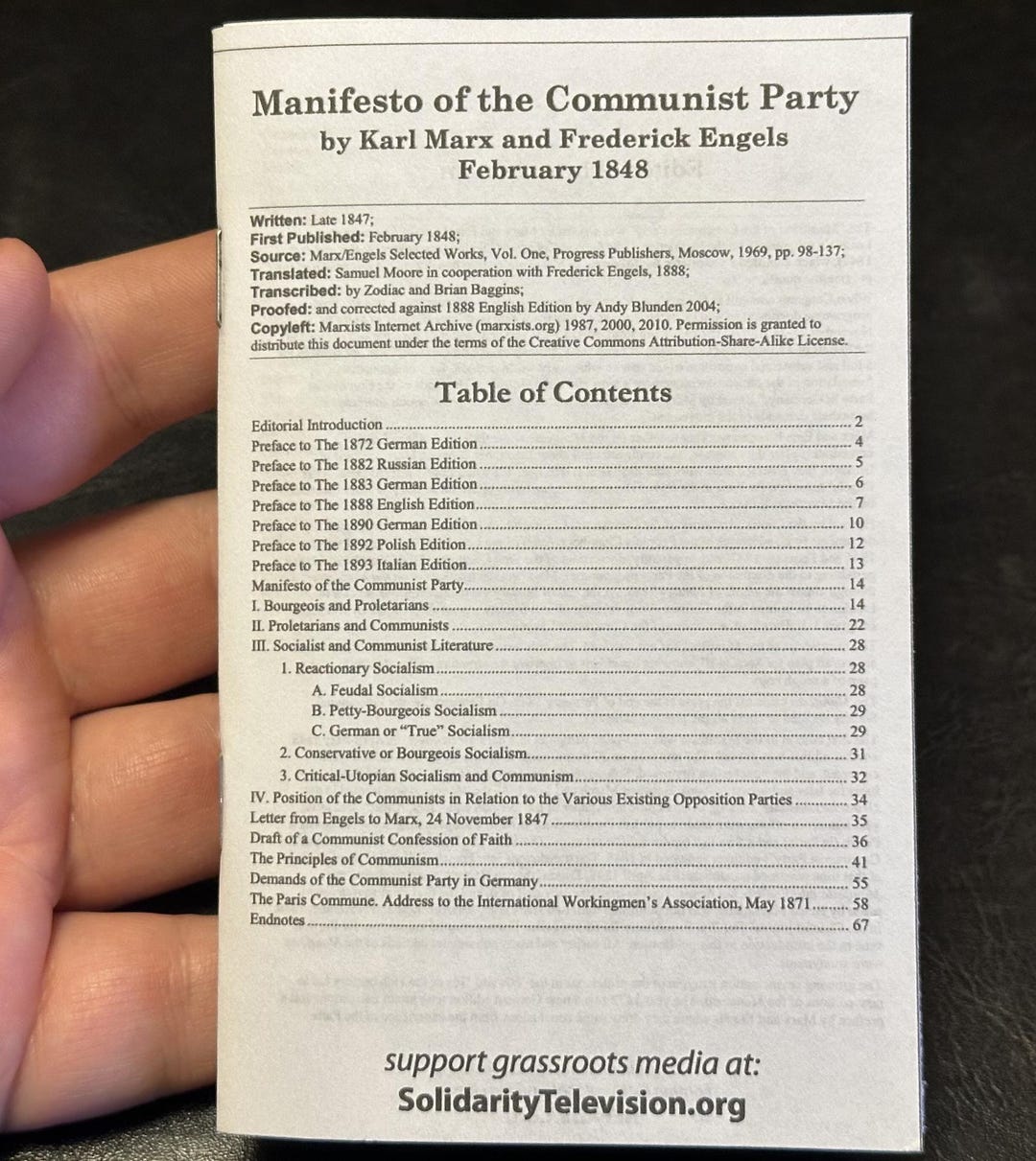 Mini Communist Manifesto - Etsy