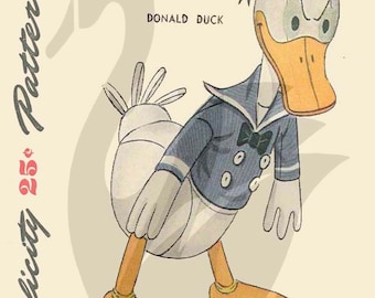 Pattern Donald Duck | Etsy