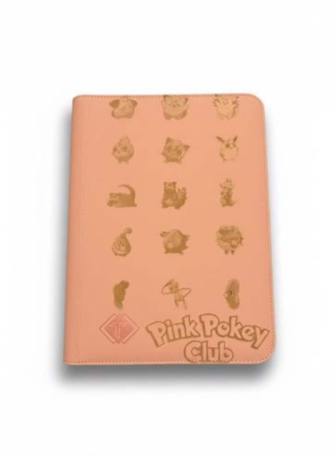 Pink Pokey Club - 9 Pocket TCG Binder (holds 432 Cards) - Etsy
