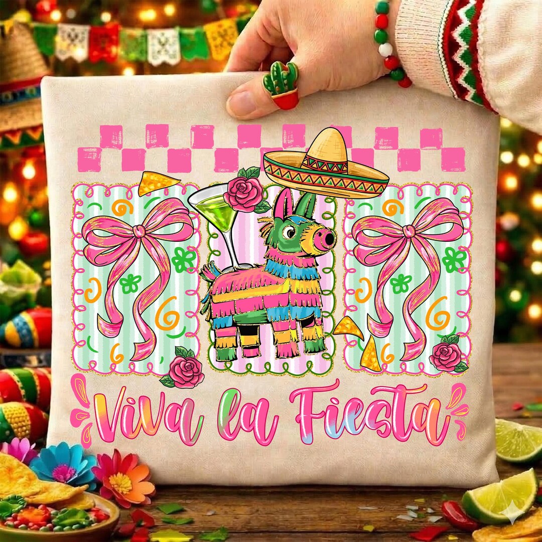 Viva La Fiesta PNG, Cinco De Mayo Shirt Design, Fiesta Party PNG ...