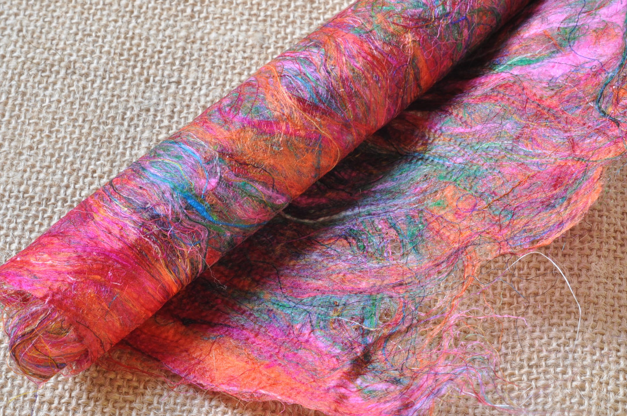 Bookbinding Materials Art Supplies Textile Art Recycled Sari Silk Fibre ...