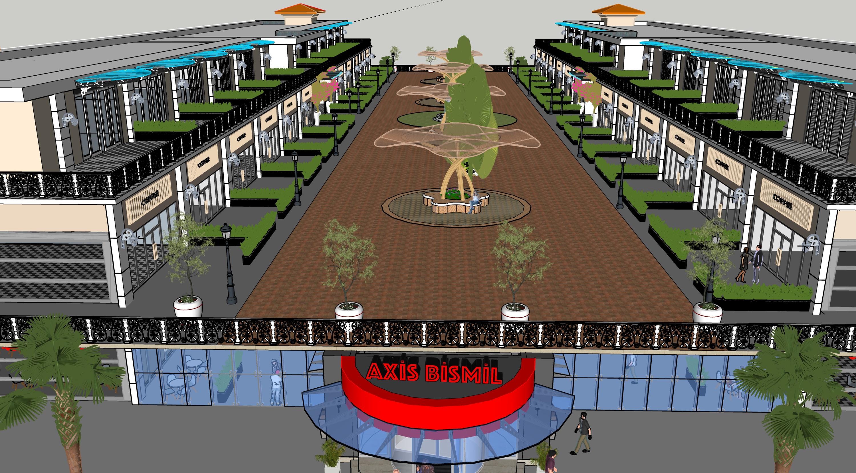 Sketchup Shopping Center 3D Design Model - Etsy