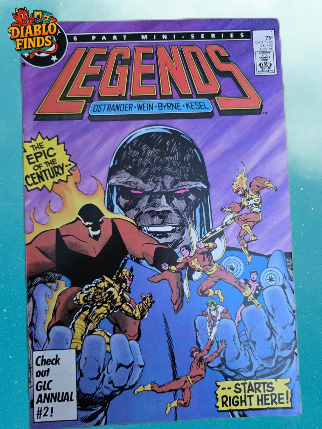 Legends #1 Comic 1986 DC Darkseid Amanda Waller (B1) - Etsy