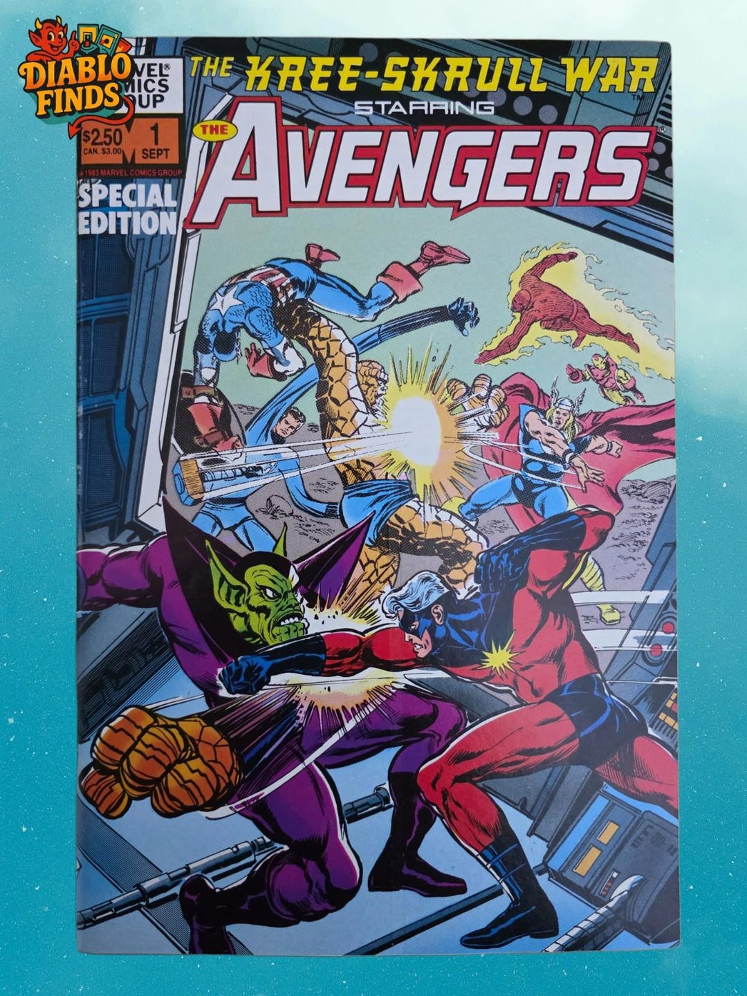 Kree-skrull War Starring Avengers #1 Comic 1983 (B) - Etsy