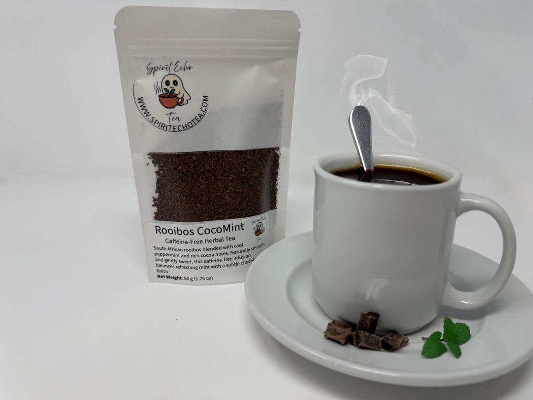 Rooibos Chocolate Mint ,50 Grams, Loose Leaf Herbal Tea - Etsy