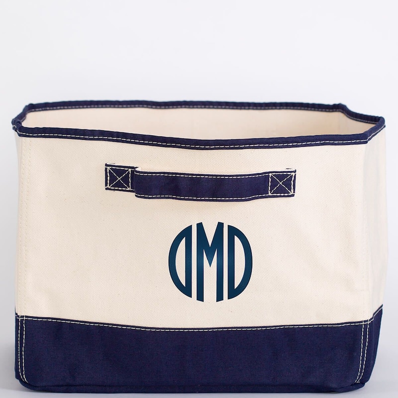 Canvas Storage Bin - Etsy