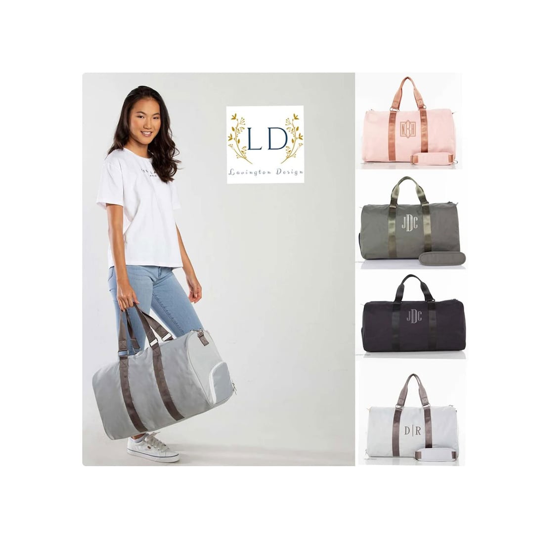 Duffle bag femmes joli sac de sport monogrammé spacieux idéal - Etsy France