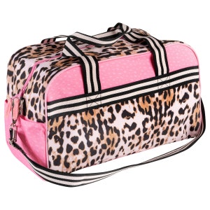Duffle Bag for Kids| Sleepover Bag| Girls Duffel Bag | Leopard Duffel ...
