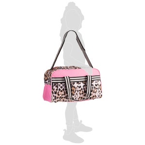 Duffle Bag for Kids| Sleepover Bag| Girls Duffel Bag | Leopard Duffel ...