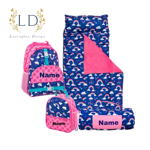 Girls Backpack and Lunch Box - Etsy