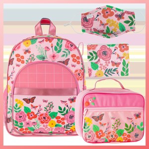 Toddler Backpack Monogrammed Toddler Lunch Box Kids Face - Etsy