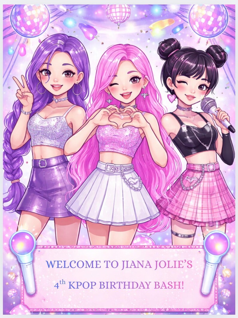 KPOP WELCOME SIGN - Etsy
