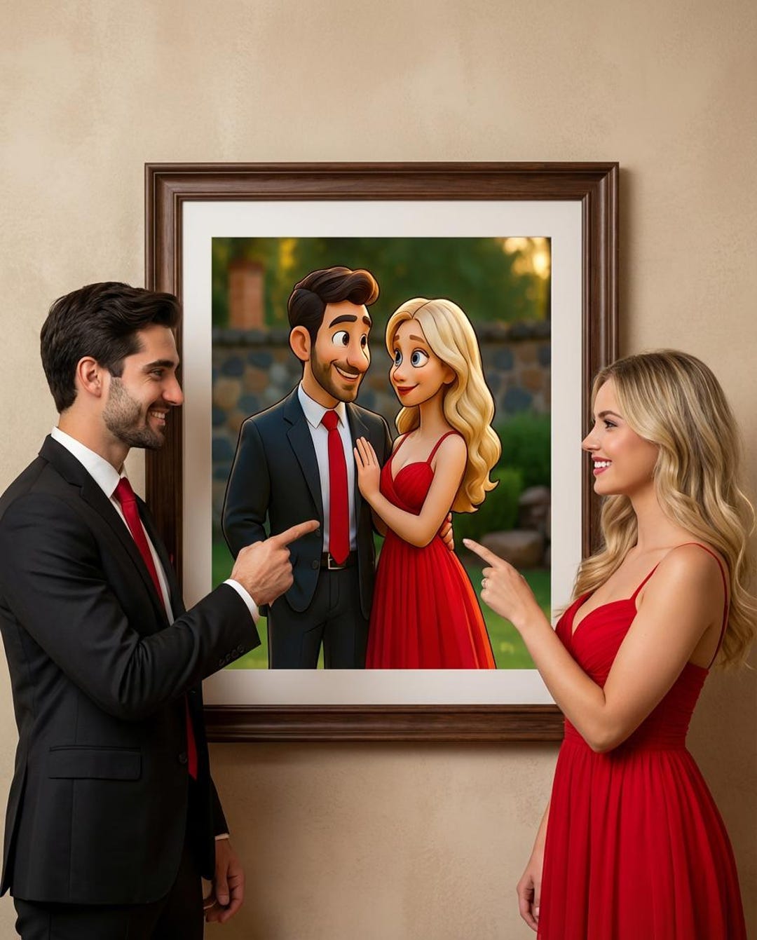 Unique Wedding Gift, Couple Cartoon Portrait From Photo, Bride and ...
