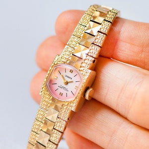 Gold Plated Cocktail Watch for Women Seagull Vintage Ladies - Etsy