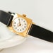 Square Small Watch for Women Seagull, Gold Plated Simple Watch for Lady ...