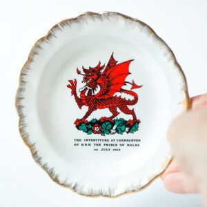 Welsh Red Dragon Commemorative Investiture Plate Vintage, Limited ...